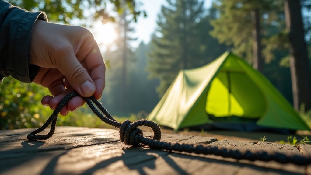 How To Tie A Tent Knot